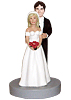 Custom Wedding Cake Toppers | Personalized Bride & Groom Bobblehead